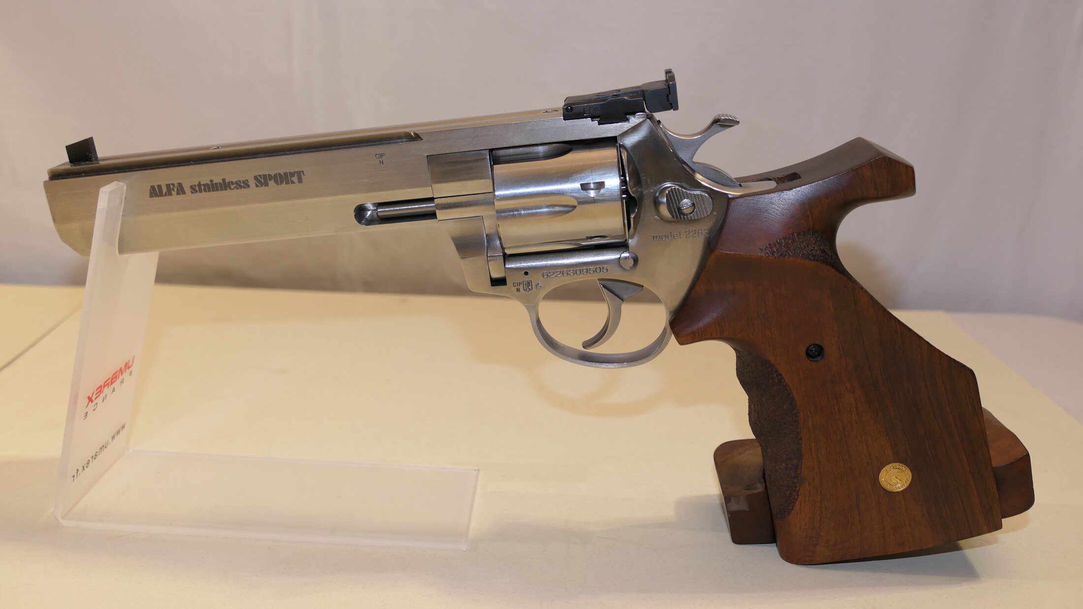 REVOLVER OCCASION ALFA PROJ STAINLESS SPORT MODEL 2263 6 COUPS CAL 22LR ARME CAT B