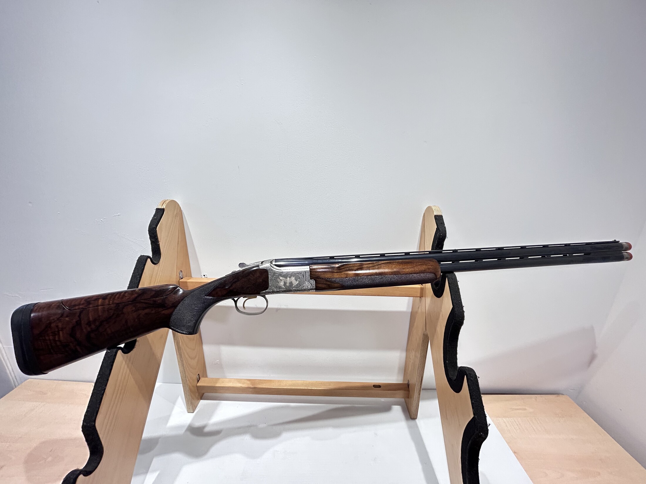 FUSIL DE TRAP OCCASION BROWNING B525 IMPERIAL SILVER ADJ SERIE LIMITEE CAL.12/76CM ARME CAT C